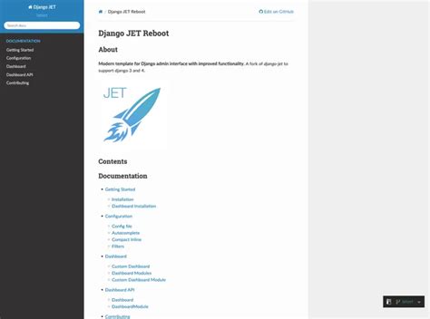 Django Jet Reboot By Assem Ch A Django Template Built At Lightspeed