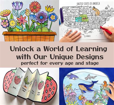 Us States Coloring Map Educational Geography Printable Digital