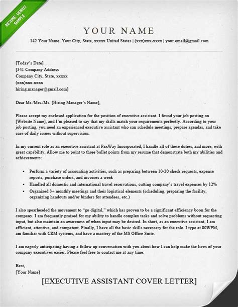 Admin Assistant Cover Letter Sample