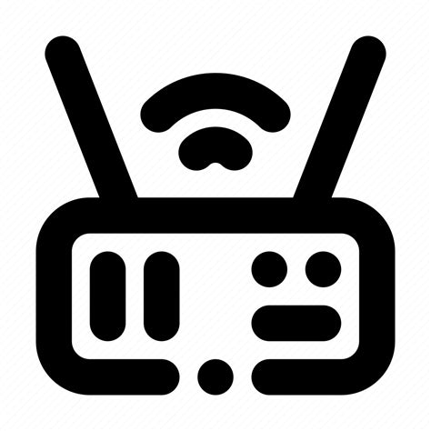 Modem Signal Wifi Router Wireless Icon Download On Iconfinder