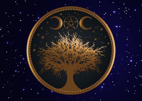 Wiccan Moon Wallpaper