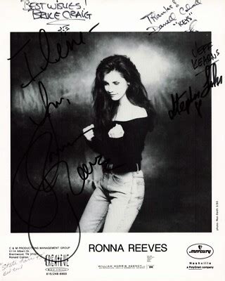 Ronna Reeves Signed Autographed 8x10 Photo Country Music Ebay