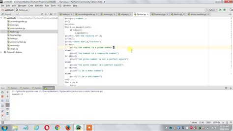Writing The Properties Of A Given Number Using Pythondifferent Functions Youtube