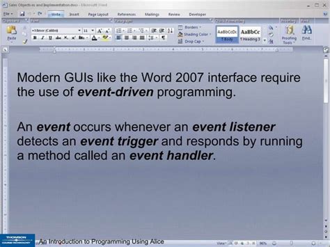 Ch 3 Event Driven Programming Ppt Operating Systems Computer Software And Applications