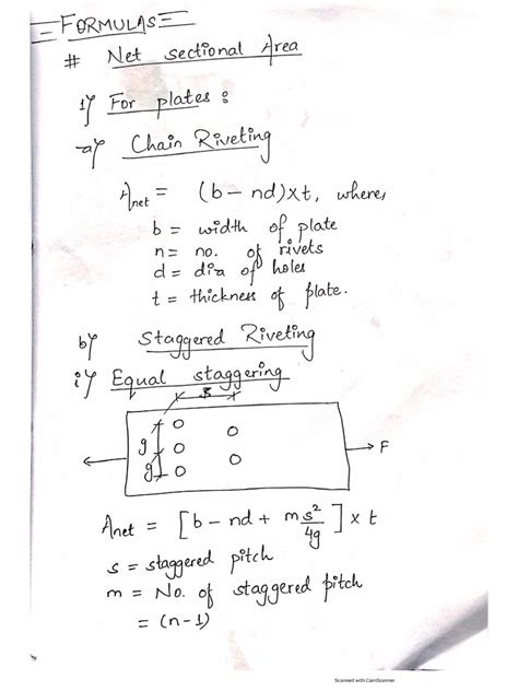 Str Design And Drawing Ch 4 Formulas Pdf