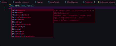 Add Project Level Snippets Support For Tsx And Jsx Files Issue Microsoft Vscode