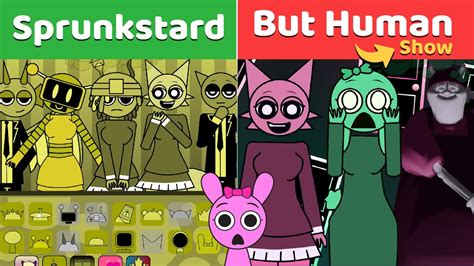 Sprunki Mustard But Humans Show Sprunkstard Youtube