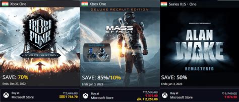 Mass Effect Andromeda Alan Wake Re Or Frostpunk Complete Edition All