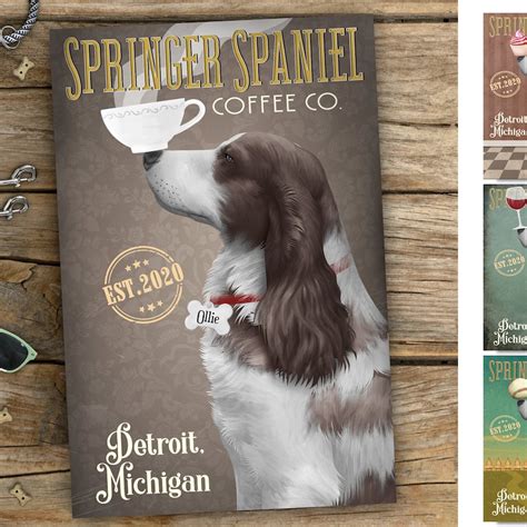Springer Spaniel Art Etsy