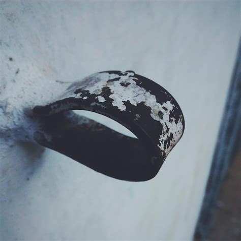 Premium Photo Detail Shot Of Rusty Hook On The Wall