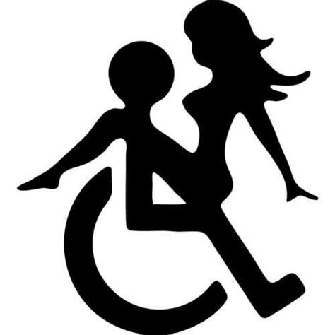 Handicap Sex Decal Sticker HANDICAP SEX DECAL Thriftysigns