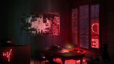 Film Noir Detective Office Asmr Ambience Rain On Window Typewriter Smooth Jazz Youtube