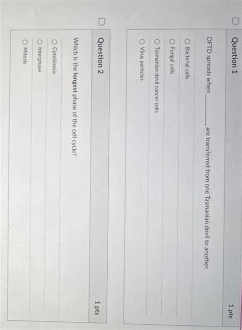 Solved Dftd Spreads When Are Transferred From One Tasmanian