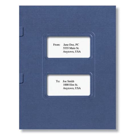 Side Staple Folder Midnight Blue SFMB Forms Fulfillment