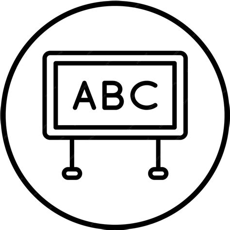 Premium Vector Vector Design Classroom Board Icon Style