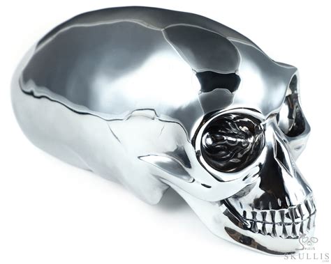 5 9 Tera Hertz Hand Carved Crystal Elongated Mayan Alien Skull