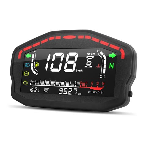 Универсальный мотоциклетный спидометр цифровой одометр подсветка приборная панель для Bmw