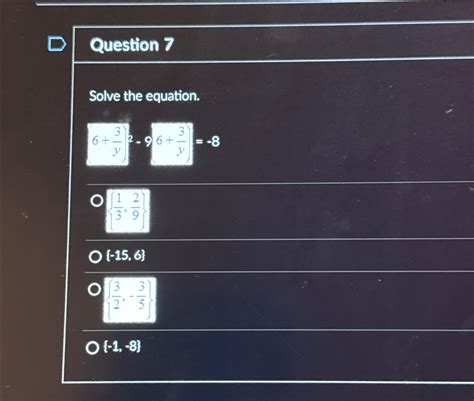 Solved Question 7solve The