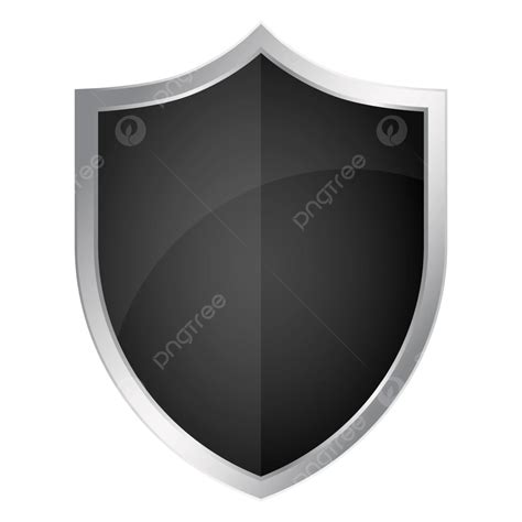 은색과 검은색의 창의적인 방패 벡터 방패 보호 검은색 Png 일러스트 및 벡터 에 대한 무료 다운로드 Pngtree