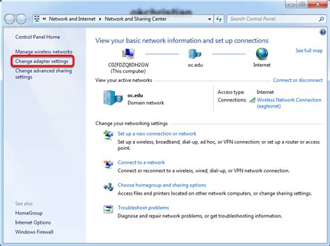 Vpn Edit Existing Vpn Connection On Windows 7 Oklahoma Christian University