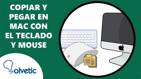 Cómo COPIAR y PEGAR en MAC con el Teclado y el Mouse YouTube