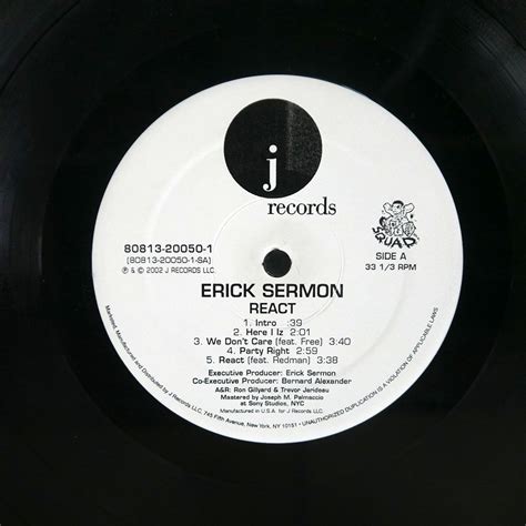 Yahoo オークション 米 Erick Sermon React J 80813200501 Lp