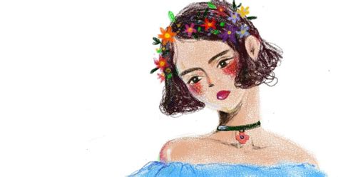 창작 꽃과 여자 Springのイラスト Pixiv