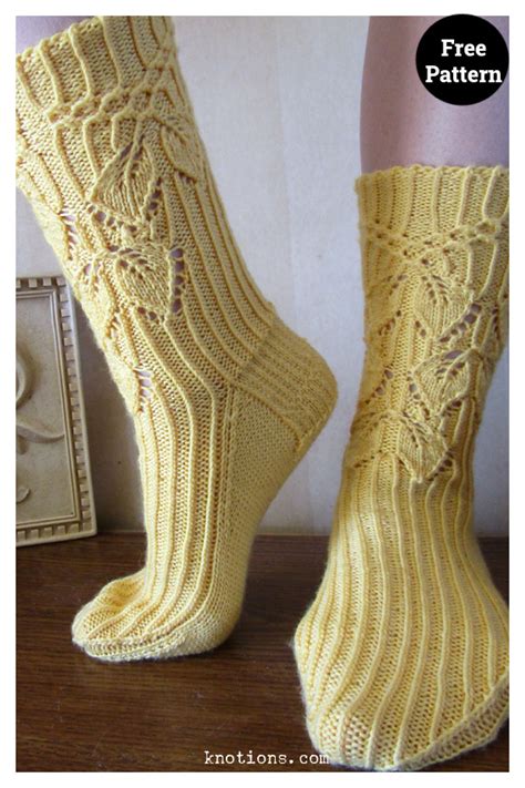 10 Leaf Socks Knitting Patterns Page 2 Of 3