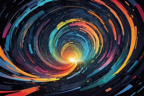 Premium Photo Abstract Data Vortex