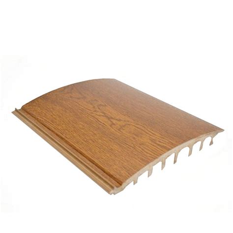 Cover Laminating WPC Weatherboard Cladding Panel For Prefabricated Exterior Wall Facade