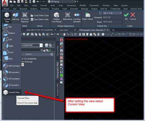 solved ortho how to create iso view from bottom autodesk community