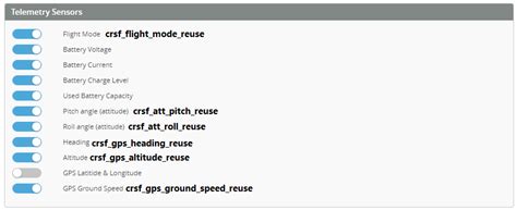 Elrs Telemetry Reuse Rotorflight