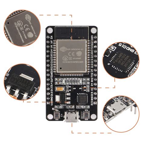 buy aokin esp32 esp wroom 32 development board 2 4 ghz wifi and