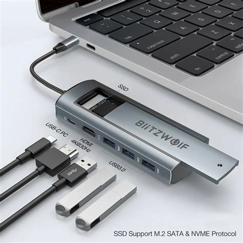 Hub Usb Blitzwolf Bw Neo Th13 Pro Za 1699 ~65zł Lowcychinpl