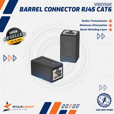 Jual Vention Ipv Barrel Konektor Rj Cat Ftp Jack Coupler Extender Kota Surakarta