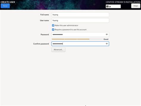 linuxでサーバー構築 centos stream9 osインストール