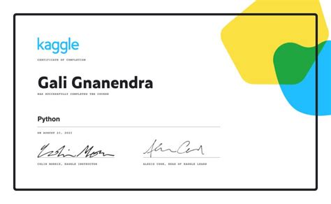 Gali Gnanendra On Linkedin Gali Gnanendra Completed The Python Course