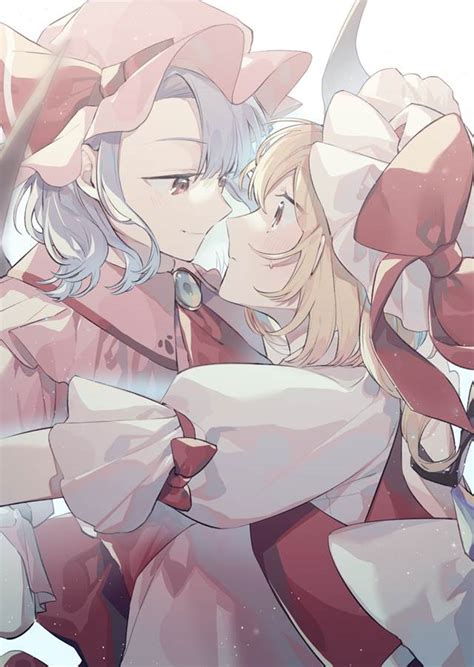 芙兰朵露·斯卡蕾特 百合 芙兰朵露·斯卡雷特 蕾米莉亚·斯卡蕾特图片 尺寸1447x2039 Bobopic