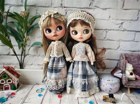 Одежда для кукол Аутфит в винтажном стиле для блайз в интернет магазине на Ярмарке Мастеров