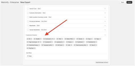 How To Bulk Export Products From Shopify With Matrixify