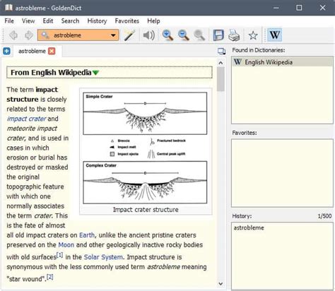 Goldendict Dictionary With Wikipedia Integration Ghacks Tech News