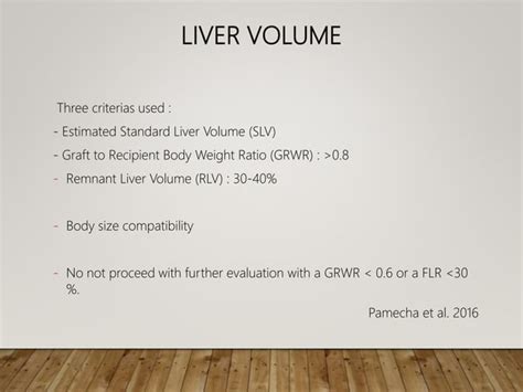 Preoperative Donor Workup For Ldlt Pptx