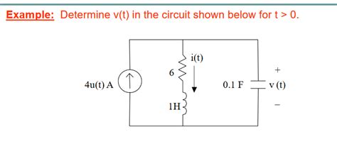 Solved Example Determine V T In The Circuit Shown Below Chegg