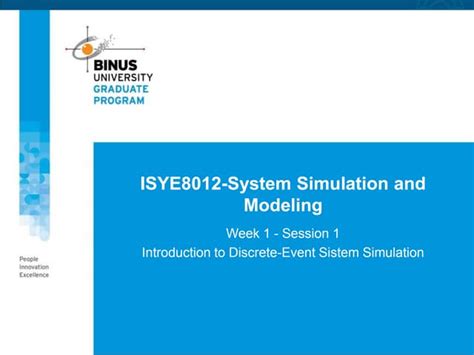 System Modeling And Simulation Introduction Pptx