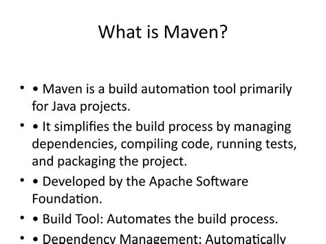 Introductiontomaven Software Testingpptx