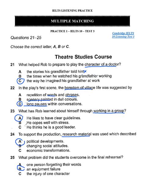 Multiple Matching Pdf