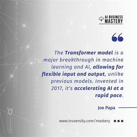 Truversity On Linkedin Transformermodel Machinelearning Ai