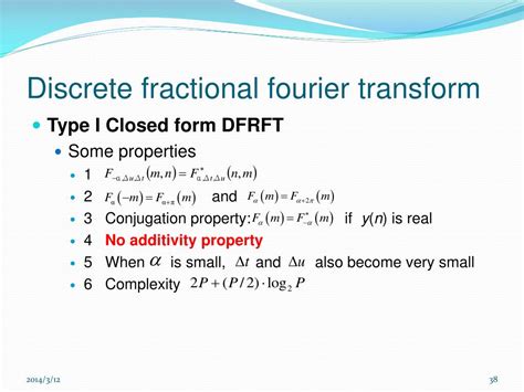 ppt fractional fourier transform powerpoint presentation free download id 340568