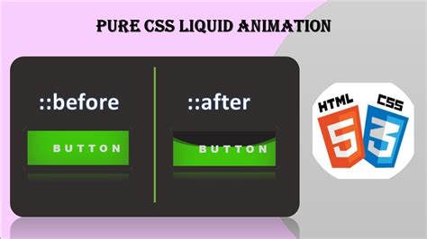 How To Make A Beautiful Pure Css Liquids Button Animationcodingabhi Youtube