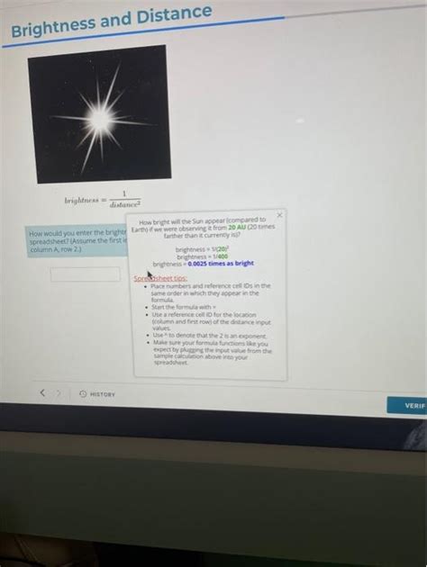 Solved 1 Brightness Distance2 How Would You Enter The